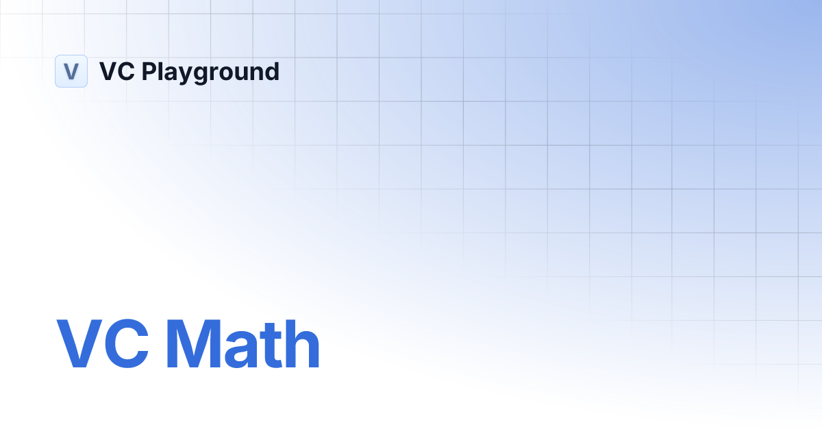 VC Math | VC Playground